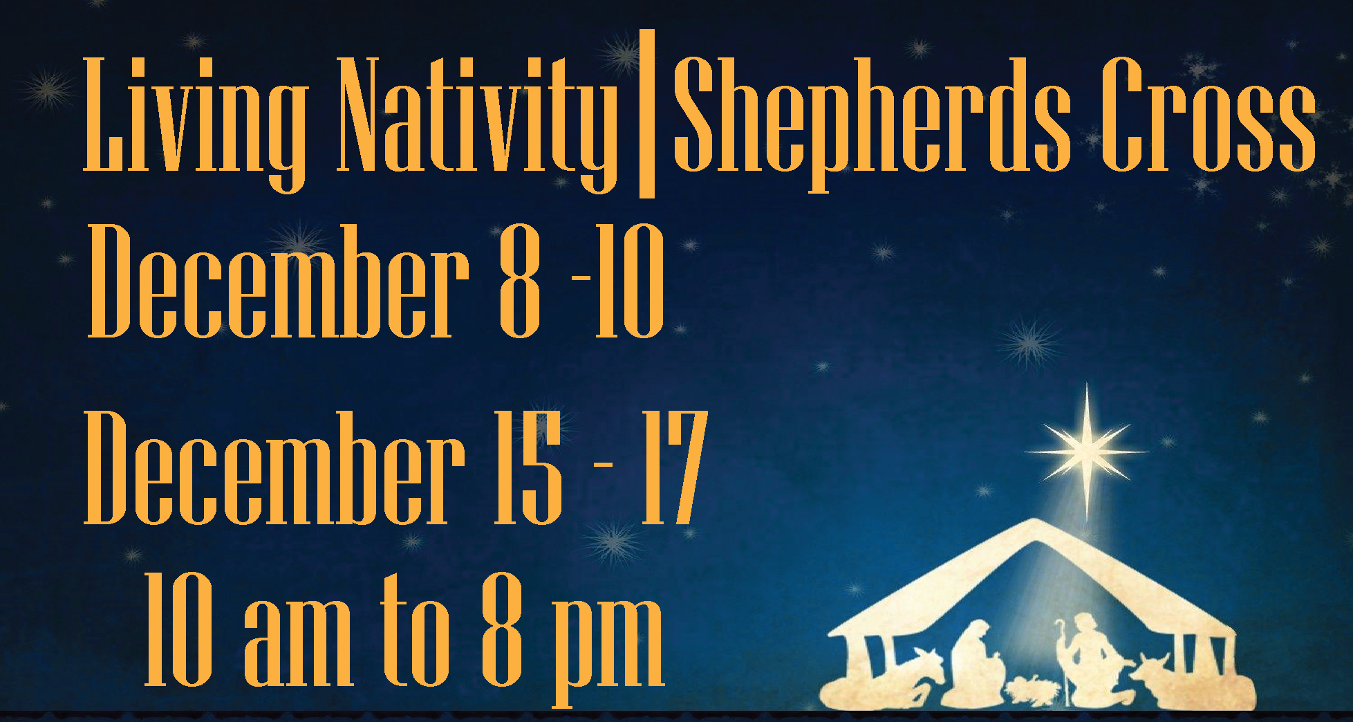Shepherds Cross Living Nativity - Visit Claremore
